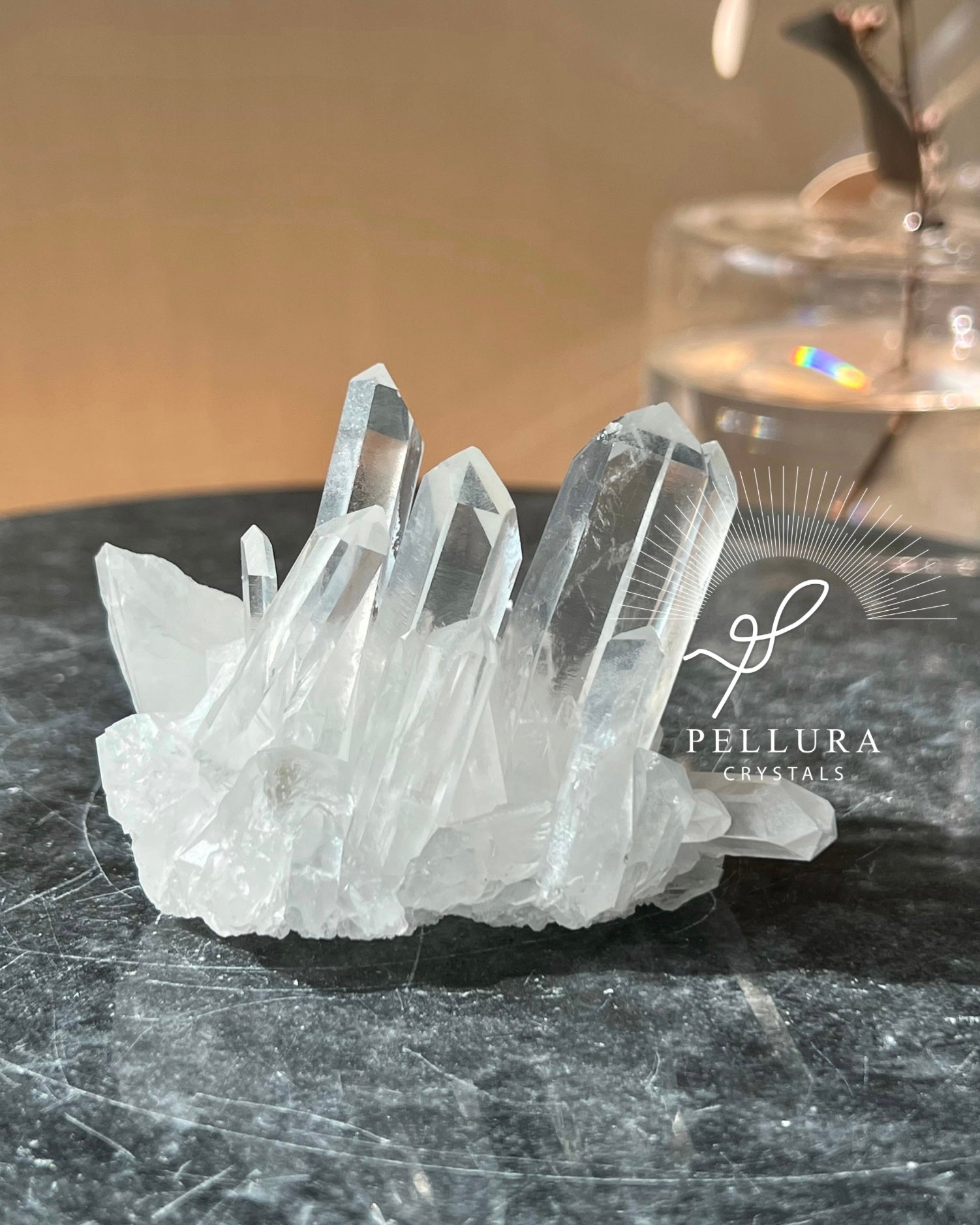 Himalayan Clear Quartz Cluster CQ34 – Pellura